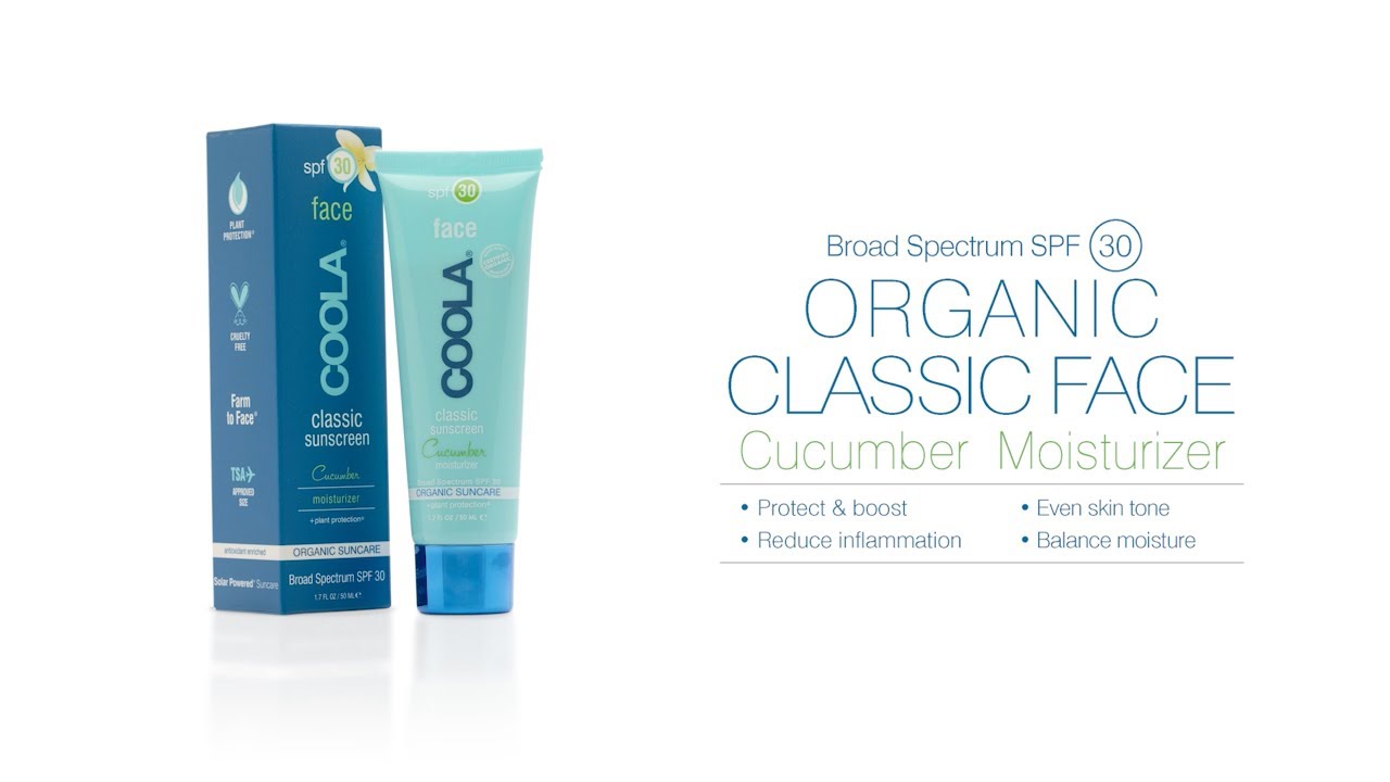 COOLA Organic Face Sunscreen Moisturizer SPF 30 | LovelySkin