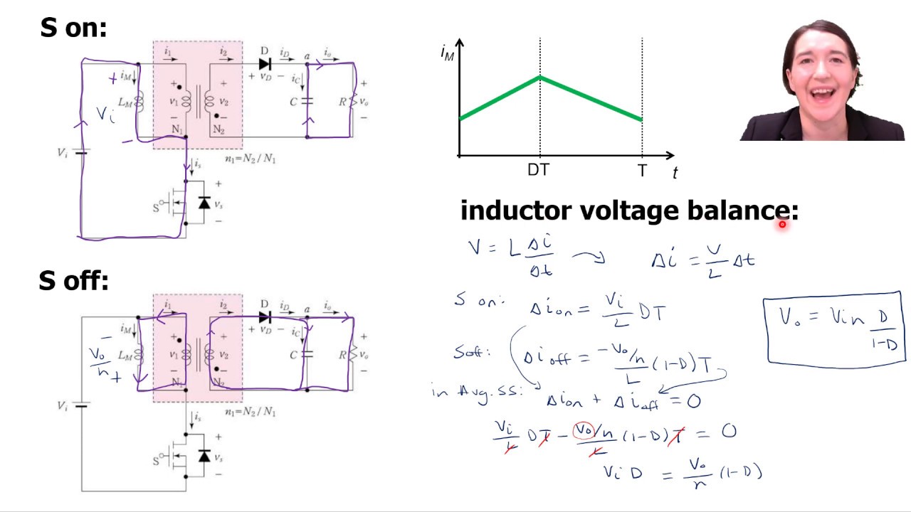 Flyback Converter Operation and Voltage Equation