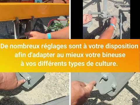 K-LIDIS Présentation de la bineuse frontale DIETER LEIBING