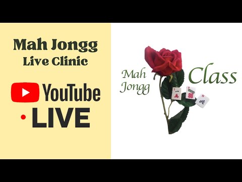 MAH JONGG Picking a Hand Live Clinic 2023 1-31 - ilovemahj - Beginner no pairs