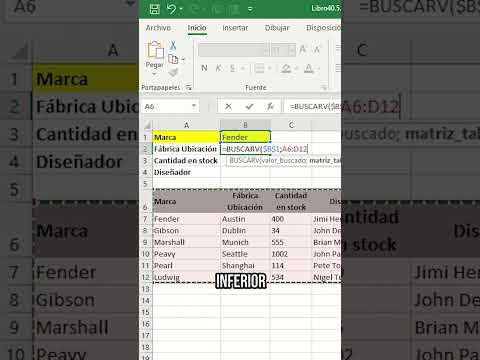 Aprende a usar la función BUSCARV de Excel de una forma muy fácil 📊