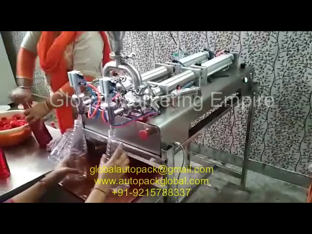 Liquid Filling - Semi Automatic Liquid Filler With Weighing System ...