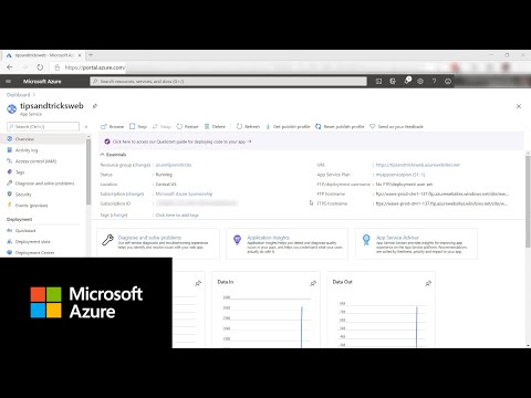 How to use GitHub Actions from Azure App Service | Azure Tips and Tricks