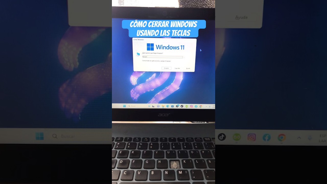 (TUTORIAL) CÓMO CERRAR WINDOWS USANDO TECLAS (COMPLETO ✅)
