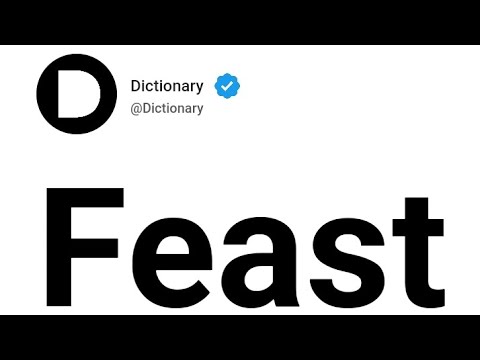 Feast Meaning In English