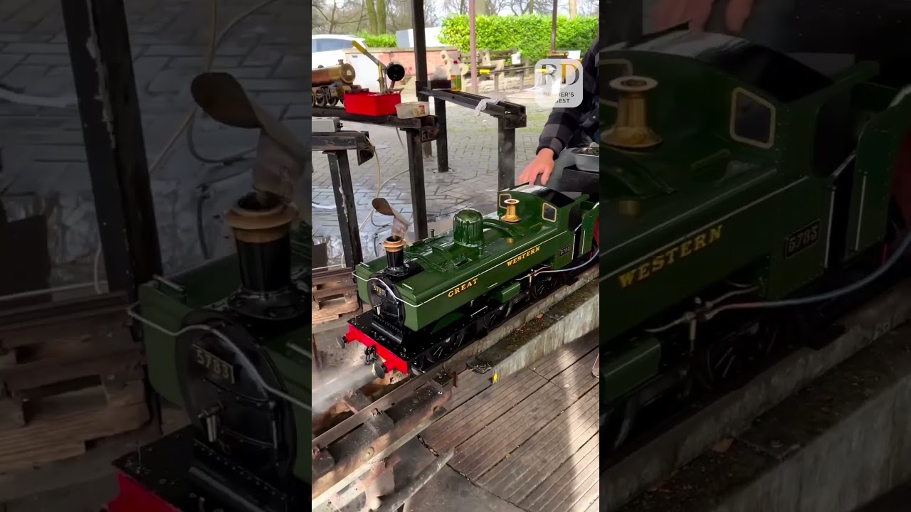 Miniature Steam Train You Can Actually Ride