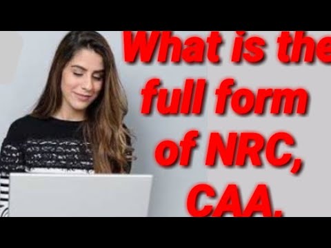 "What Is The Full Form Of NRC' ,CAA' and ICU"|| (Some Amazing Full Forms)'Do You Know'🤔🤔🤔||