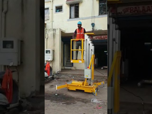 Aerial Work Platform - Single Mast Aluminum Aerial Work Platforms ...