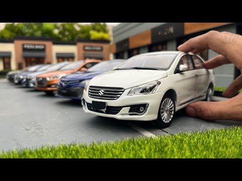 Most Realistic Regular Sedans Diecast Model Collection 1:18 Scale | Street Parking Cars