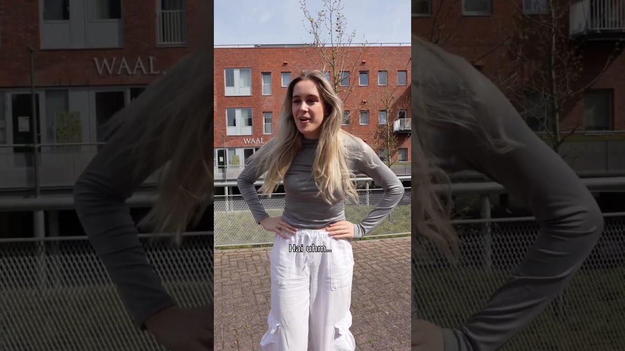 Kan je gebarentaal? Of iets zeggen in gebarentaal?