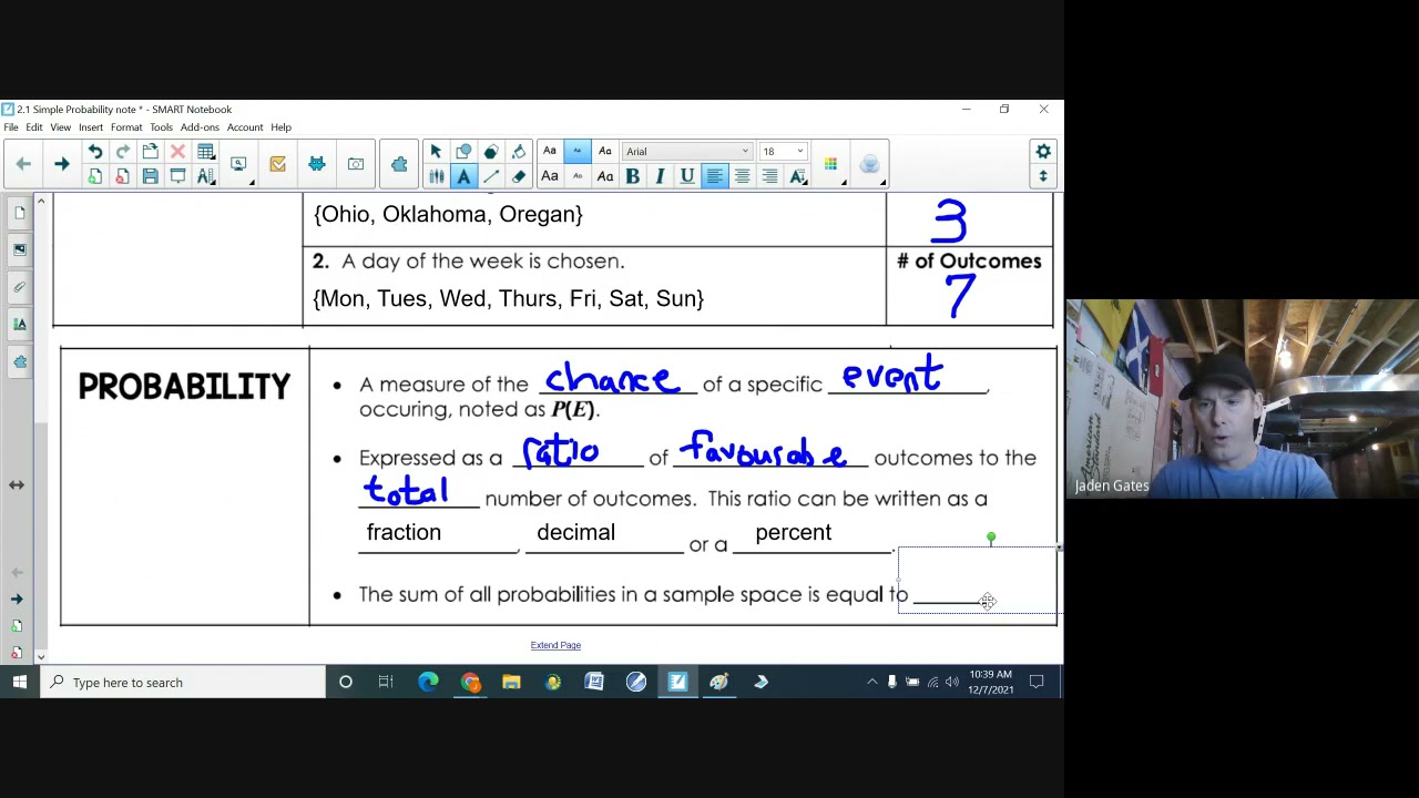 MBF3C 2 1 Simple Probability