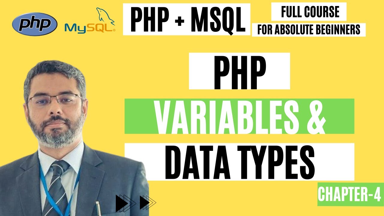 PHP Variables and Datatypes tutorial | Printing PHP output on Browser | PHP full course | chapter-4