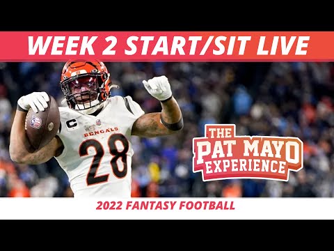 Week 2 Start/Sit LIVE Viewer Chat | 2022 Fantasy Football Rankings Week 2