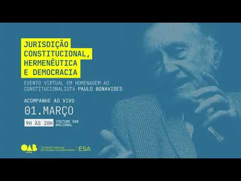 Jurisdição Constitucional, Hermenêutica e Democracia Homenagem ao Constitucionalista Paulo Bonavides