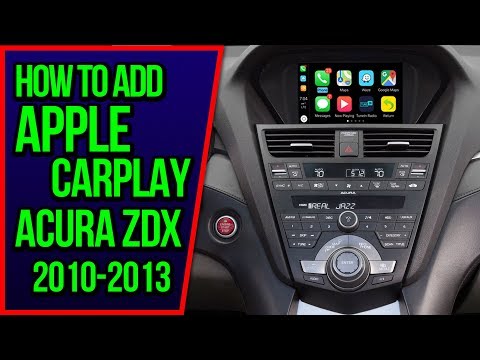 How To Add Apple CarPlay Acura ZDX 2010-2013 NavTool Video Interface Android Auto HDMI Mirroring DVD