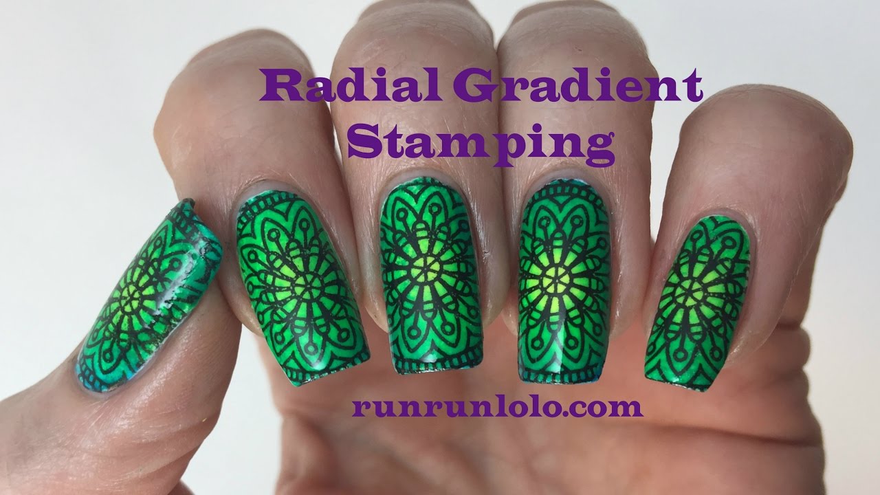Radial Gradient Stamping