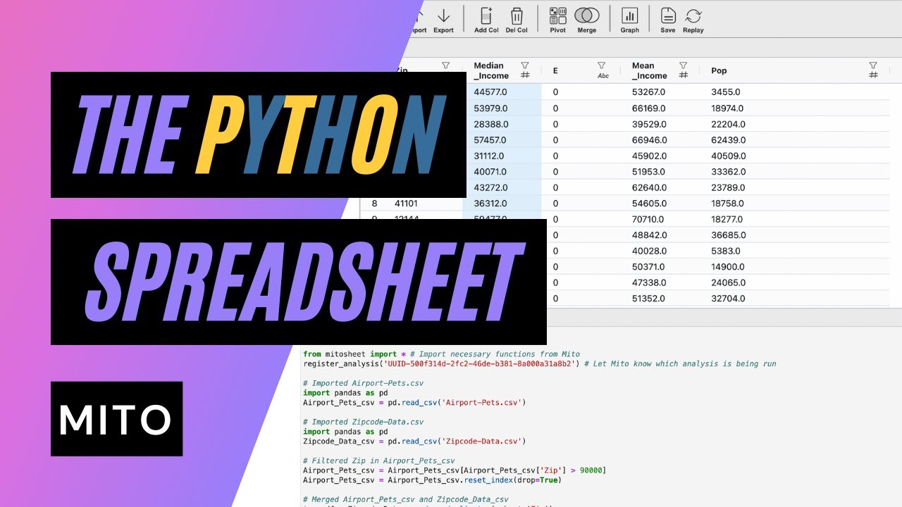 The Python Spreadsheet