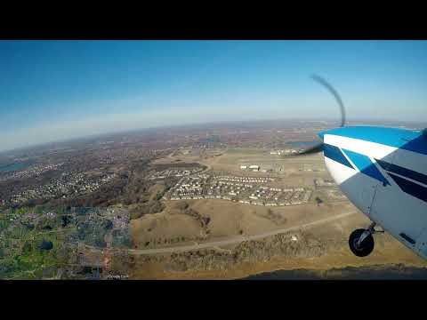 Departing Flying Cloud Airport (KFCM) on runway 18