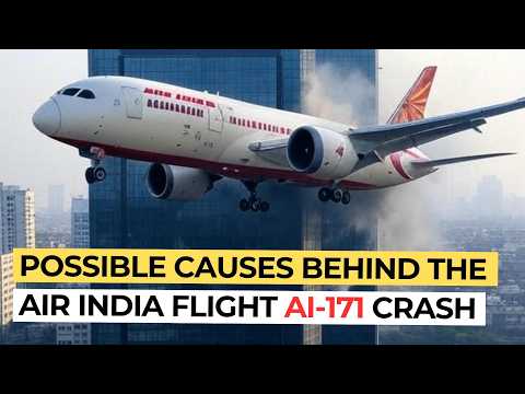 Possible Causes Behind the Air India Flight AI-171 Crash #airIndia #planecrash