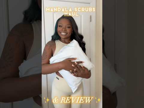 Mandala Scrubs Haul & Review! #scrubslife #mandala #haul #nurselife