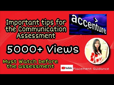 Accenture Communication Assessments Round Explained in detail | Tips for the exam | Must Watch
