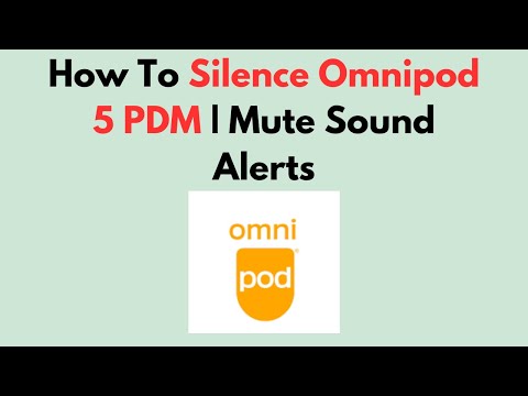 How To Silence Omnipod 5 PDM | Mute Sound Alerts