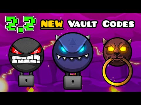 ALL NEW SECRET VAULT CODES (Geometry Dash 2.2)