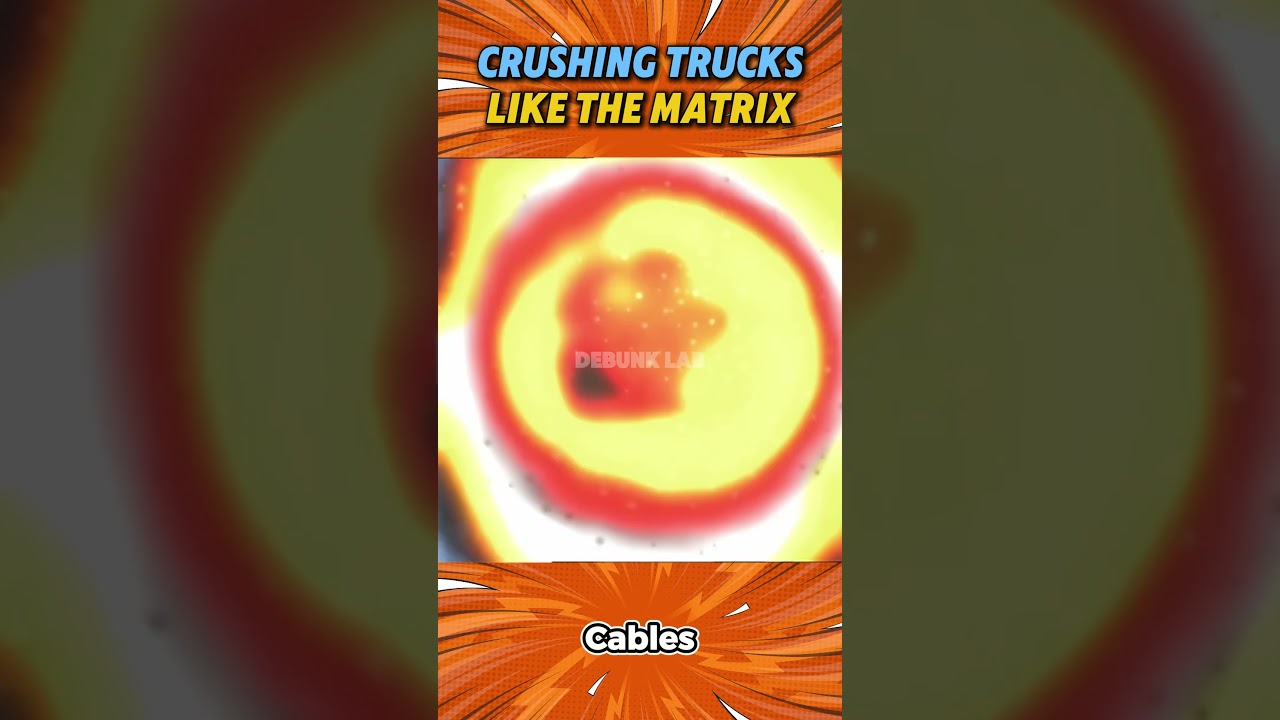 Can Two Semi Trucks Really Crush a Car Like in The Matrix?