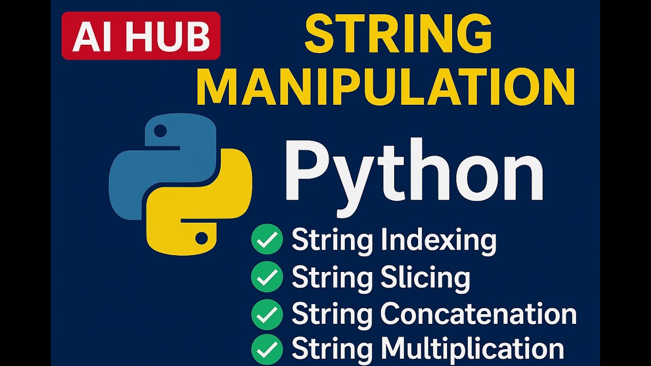 Python String Manipulation | Video 1 | Slice and extract substrings with string slicing