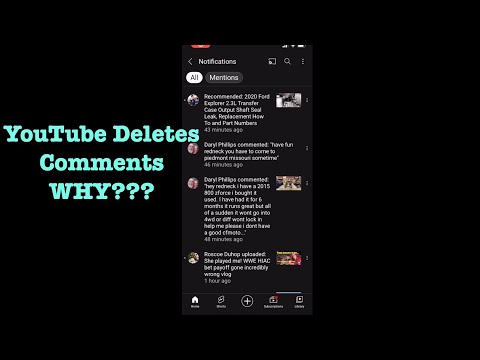 Why Does youtube Delete Comments?