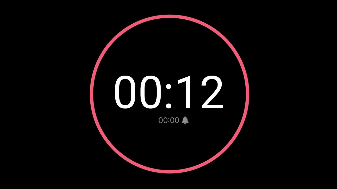 12 Second Countdown Timer / iPhone Timer Style