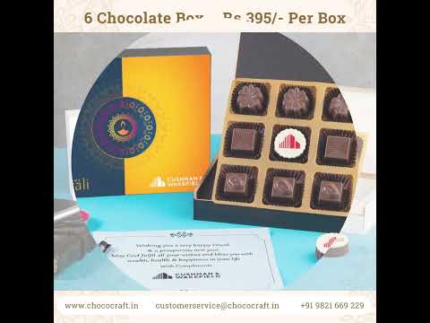 Corporate Gifts for Diwali by CHOCOCRAFT with Logo Chocolates