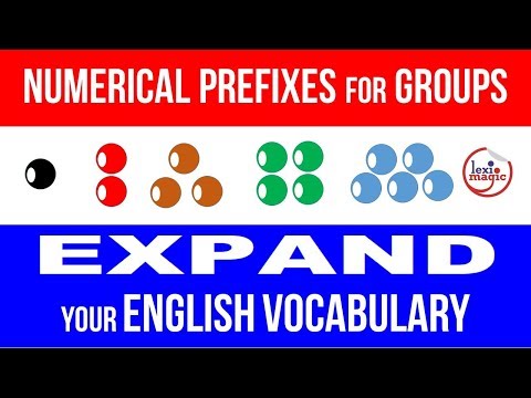 Number Prefixes for Groups