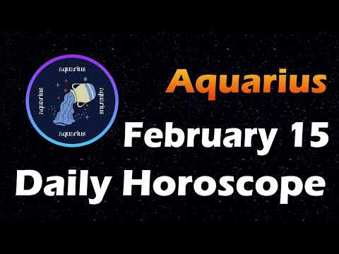 Aquarius Horoscope Today, Aquarius Tarot today, 15th February 2023 #AquariusHoroscope #Horoscopia