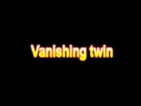What Is The Definition Of Vanishing twin