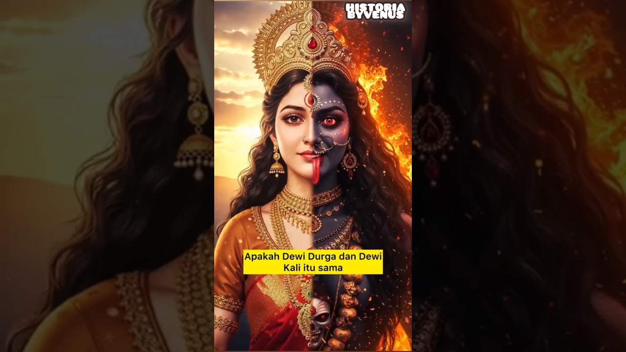 ARE GODDESS DURGA AND GODDESS KALI THE SAME?? #god #hindugod #durga #kaali #india #hindumythology...