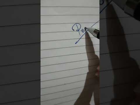 POOJA NAME SIGNATURE 🎯 COMMENT UR NAME #viral #youtubeshorts #trending #signature #newtrend 🔥📈