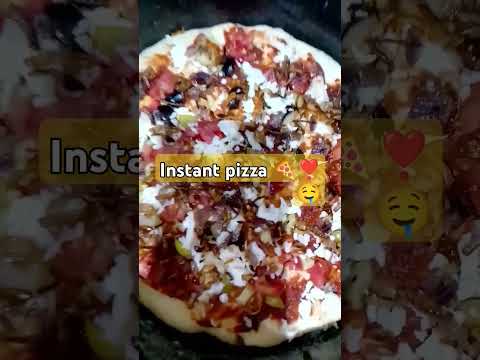 How to make tasty Pizza ๐ Quick pizza crust .#Baking ##recipe #pizza #Shorts