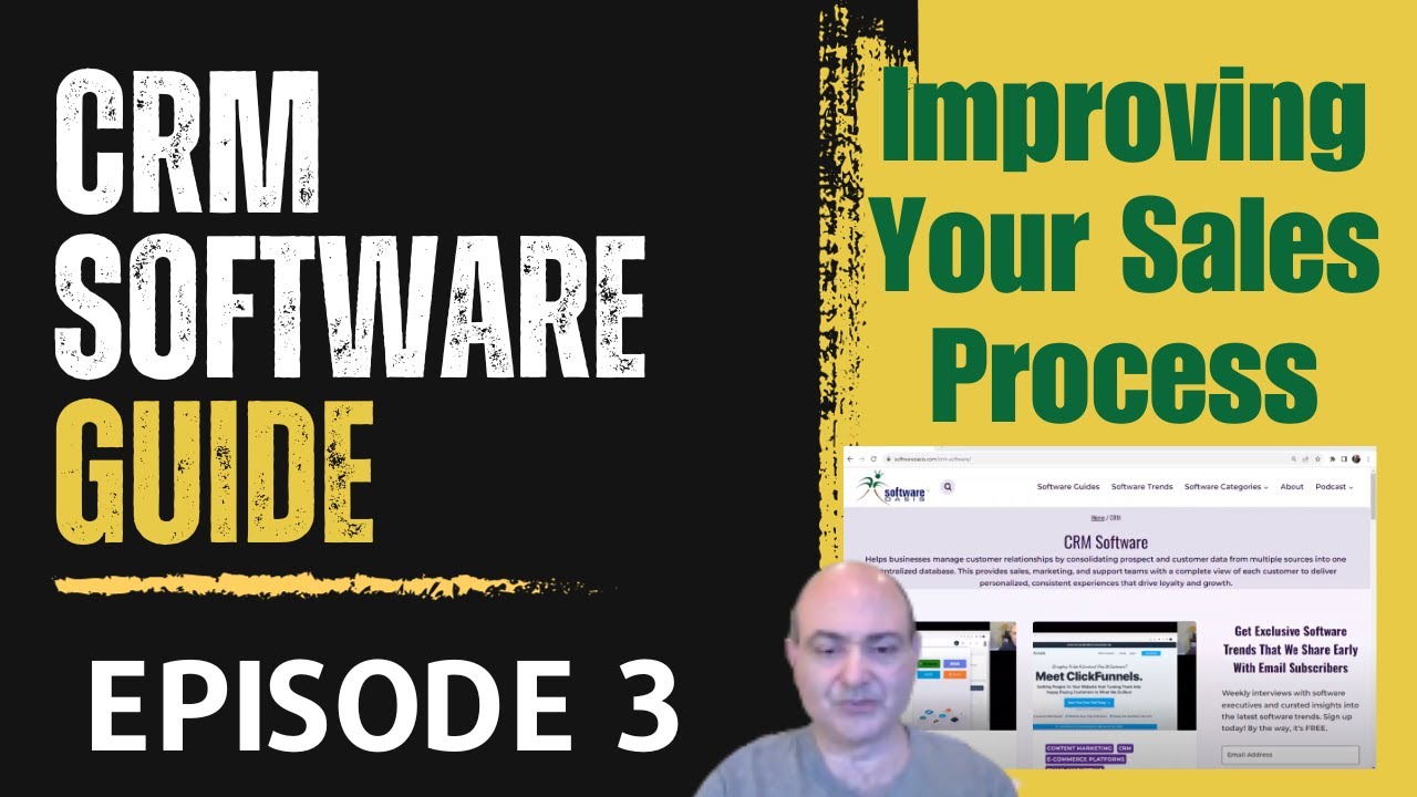 How to use CRM software to improve your sales process? (Episode 3)