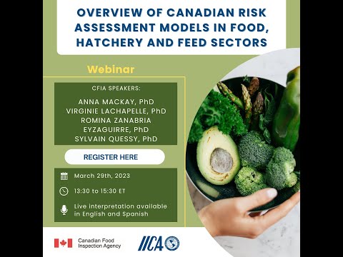 Overview of Canadian Risk Assessment Models in Food, Hatchery and Feed Sectors