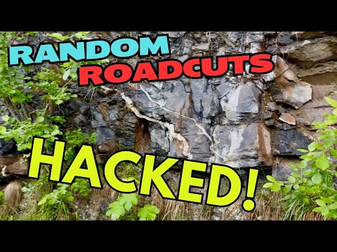 Random Roadcuts Hijacked By A Friend At A Swiss Outcrop