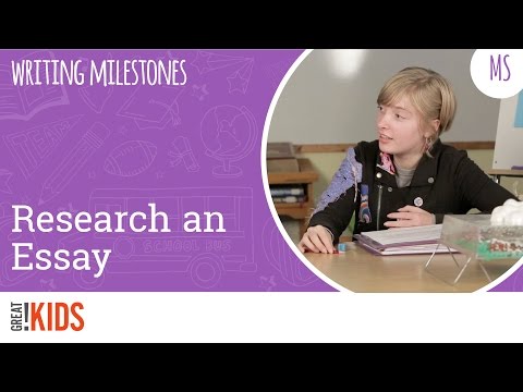 Can your middle schooler research a topic? - Milestones from GreatSchools