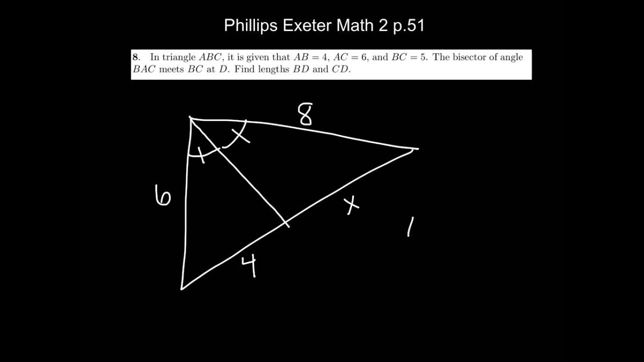Angle Bisectors and Proportional Parts