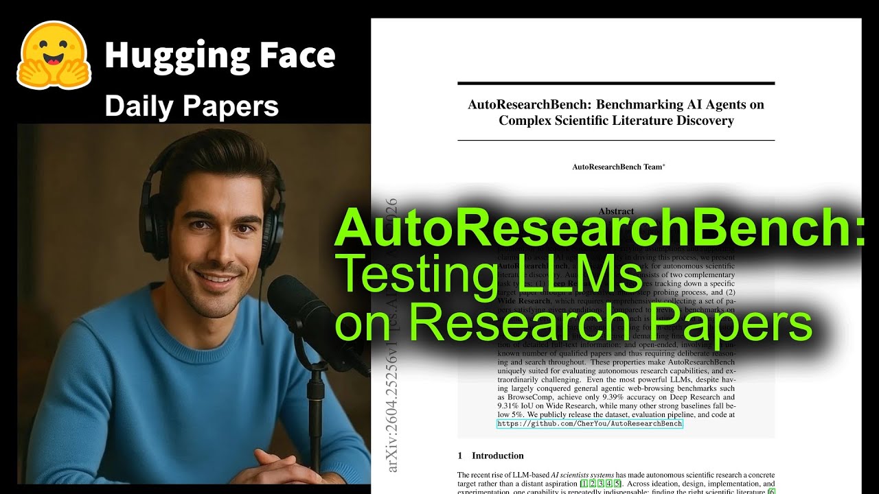 AutoResearchBench: Testing LLMs on Research Papers