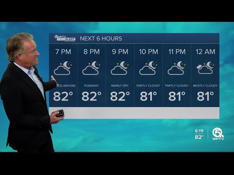 WPTV First Alert Weather Forecast for Evening of Oct. 10, 2023
