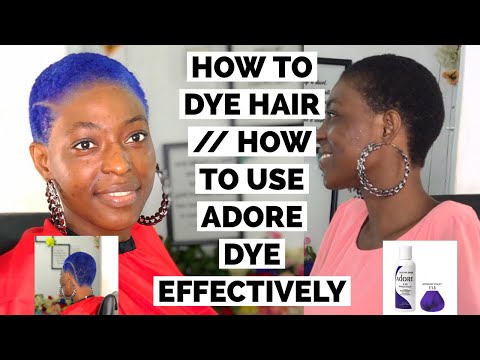 LOW CUT//BLUE HAIR // HOW TO USE ADORE DYE EFFECTIVELY. CUTS S1E3 THEGABRIELS