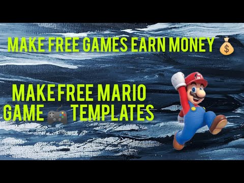 Free Mario Game 🎮 Blogger Template 2023