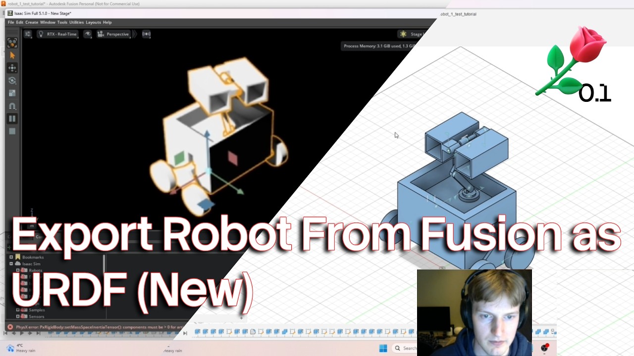 How To Export Any Robot From Fusion to URDF (New)