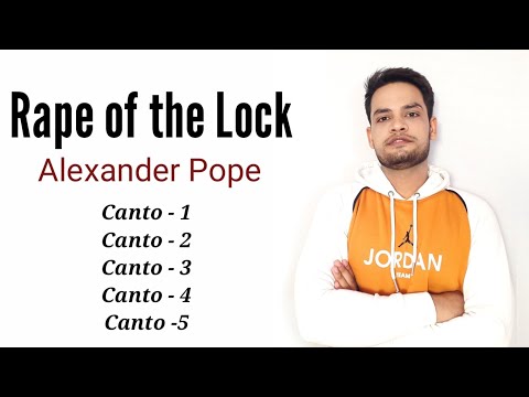 Rape of the lock : Alexander Pope in Hindi summary
