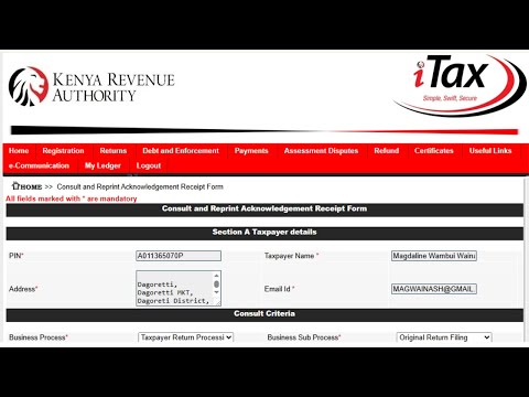 How To Reprint KRA Acknowledgement Receipt Using KRA iTax Portal (2025)
